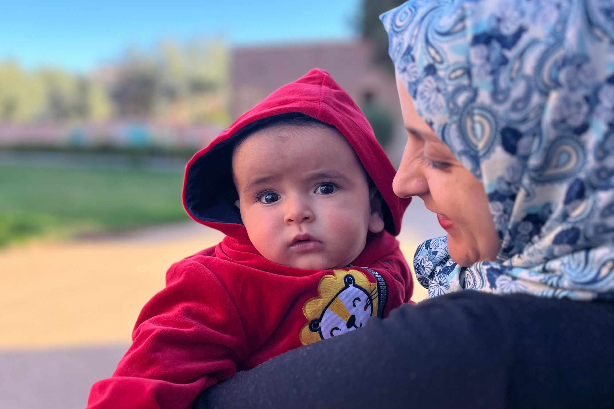 Ibrahim, 7 månader, förlorade båda sina föräldrar | SOS Barnbyar